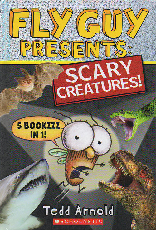 【自营】英文原版 Fly Guy Presents:Scary Creatures精装5个故事合辑苍蝇小子可怕的生物儿童认知启蒙课外阅读知识类 ...