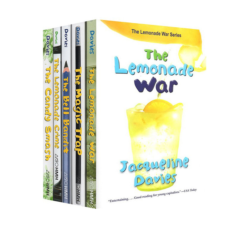 英文原版 The Lemonade War Series柠檬水战争/大战全5册合售儿童理财经济悬疑多元化小说 Magic Trap/Candy ...