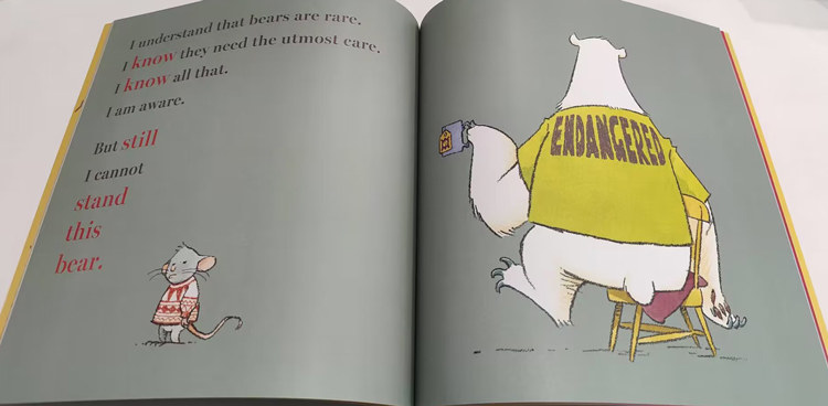 英文原版 There's a Bear on My Chair凯特格林纳威大奖绘本 Ross Collin情商启蒙幽默图画故事 Stories ...