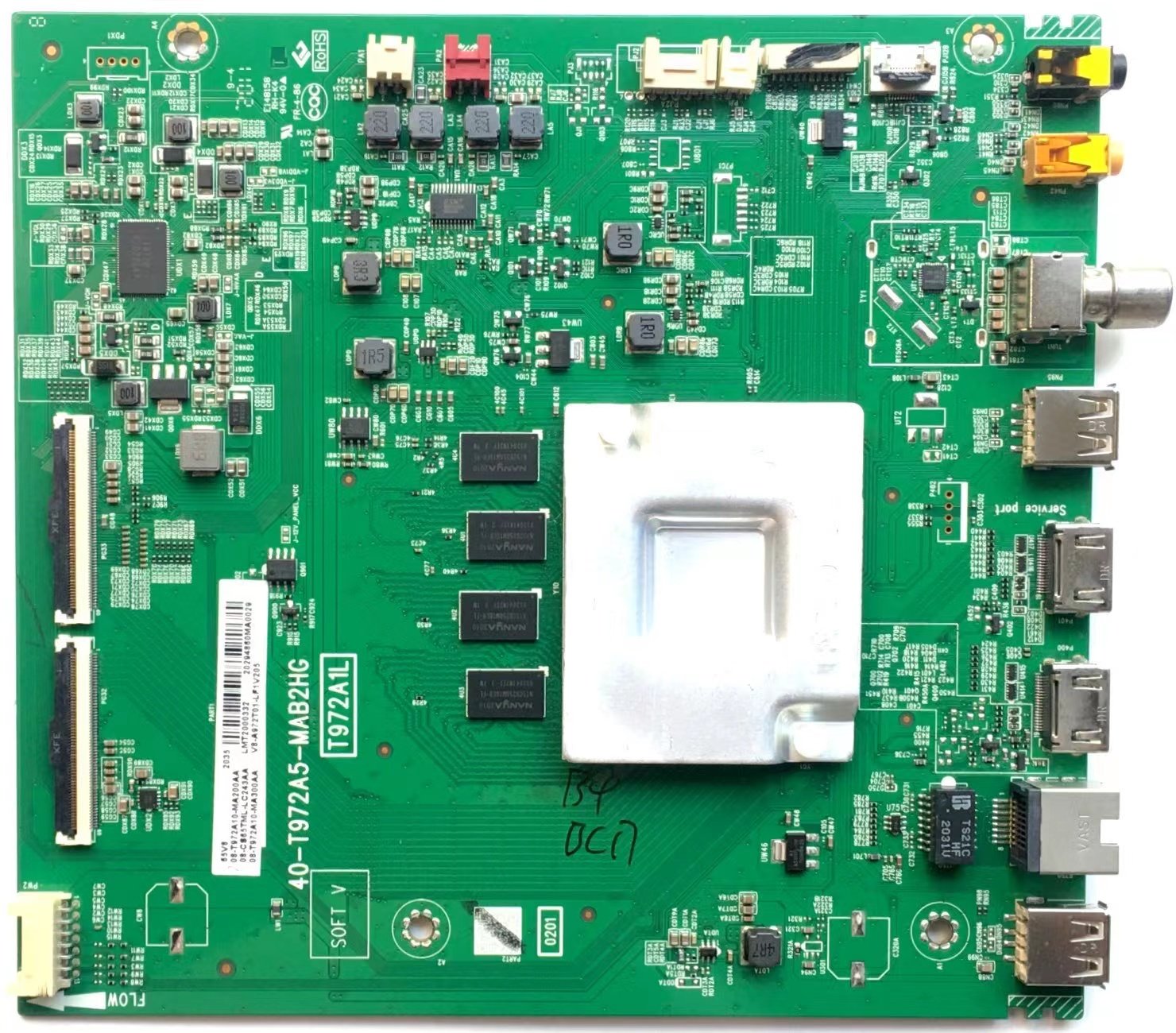 TCL 55V8 55V6M 55D10主板40-T972A5-MAB2HG屏LVU650NDEL LVU550N_虎窝淘