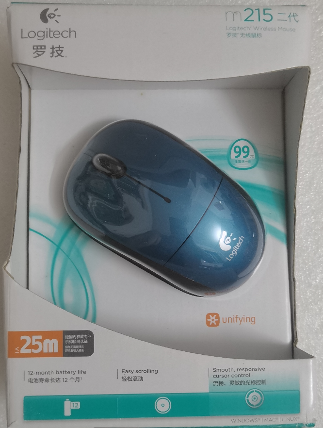 罗技 M215无线鼠标笔记本台式电脑光电优联鼠标+M215优联鼠标_虎窝淘