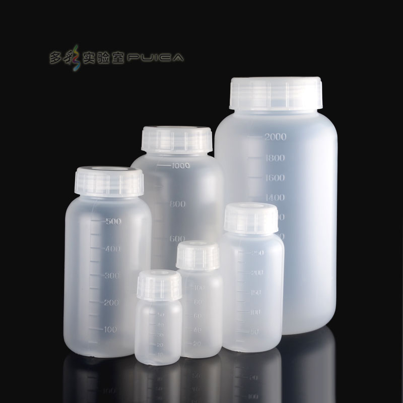 ASONE进口PP塑料大口试剂瓶100ml刻度广口半透明耐高温密封亚速旺_虎窝淘