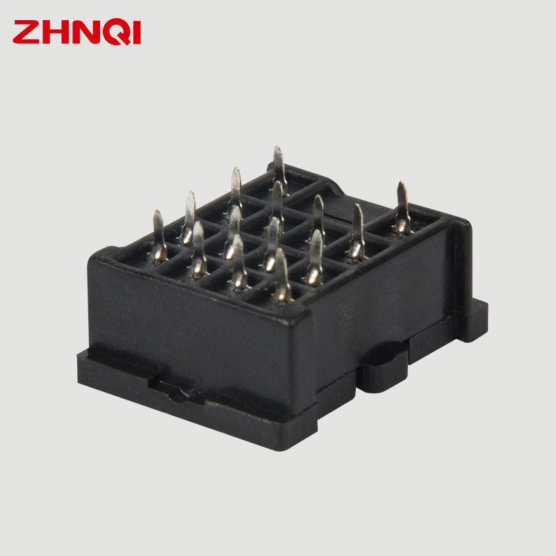 PY14-02 PYF14A小型中间继电器插座MY4N-J NJ焊接尖脚底座子HH54P_虎窝淘