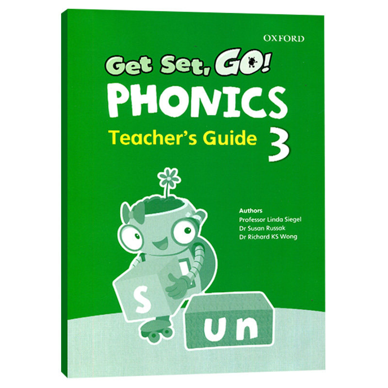 牛津幼儿自然拼读配套教师用书3级别 Get Set Go Phonics Teacher’s Guide 3英文原版小学教材英文版幼儿英语启蒙 ...