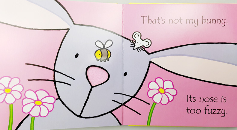 英文原版绘本 That's Not My Bunny Book and Toy那不是我的兔子英文版进口英语原版书籍_虎窝淘