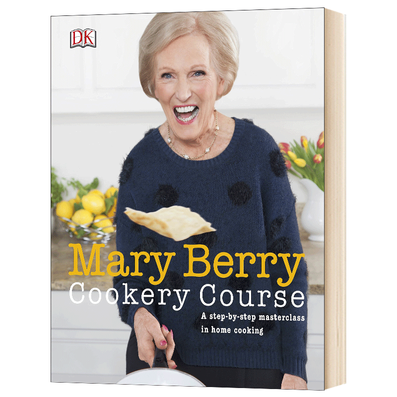 玛丽贝瑞烹饪课程 Mary Berry Cookery Course内含12个主食菜谱英文原版生活食谱科普英文版进口英语书籍_虎窝淘