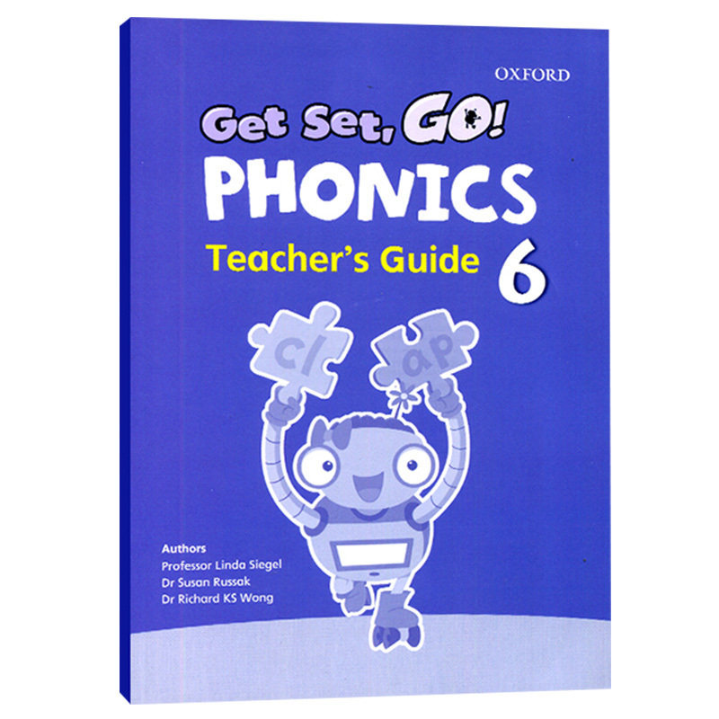 牛津幼儿自然拼读配套教师用书6级别 Get Set Go Phonics Teacher’s Guide 6英文原版教材全英文版儿童启蒙书籍_虎窝淘