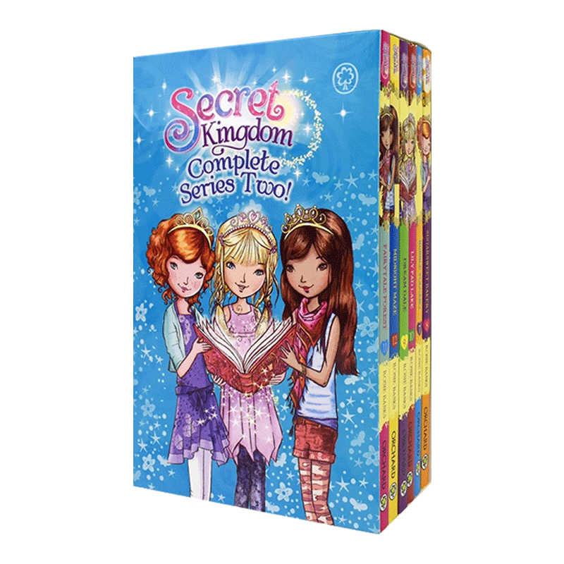 秘密王国系列#2 6册盒装 Secret Kingdom Series 2 X 6 books Box set flexi slipcase ...