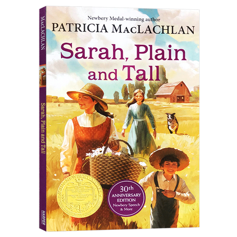 又丑又高的莎拉 Sarah Plain and Tall英文原版儿童文学读物童书纽伯瑞文学金奖作品进口小学生课外阅读书籍_虎窝淘