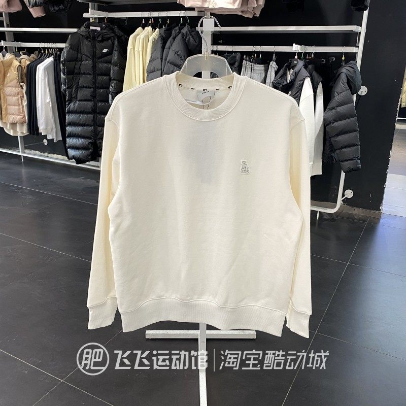 春秋正品MLB简约百搭字母LOGO男女运动休闲卫衣套头衫3AMTQ0141_虎窝淘