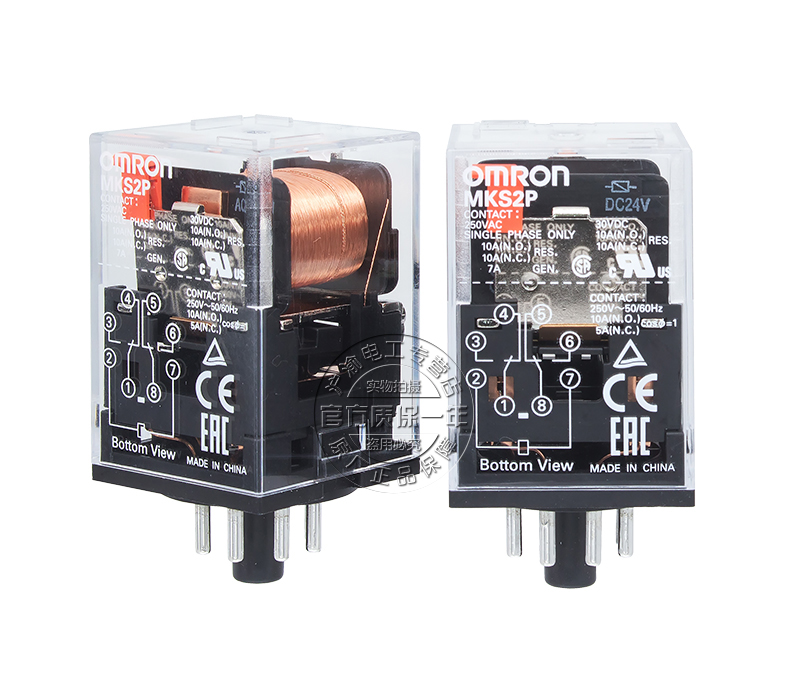 正品OMRON欧姆龙MKS2P-MKS3P继电器MK2P-MK3P-I AC 220V 24V 110V_虎窝淘