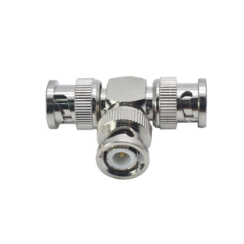 BNC三通公头 BNC-JJJ射频转换头bnc三公头BNC一分二公视频转接头_虎窝淘