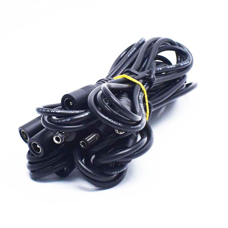 DC延长线直流电源线 5.5*2.1公头对母头对插圆线 1米_虎窝淘