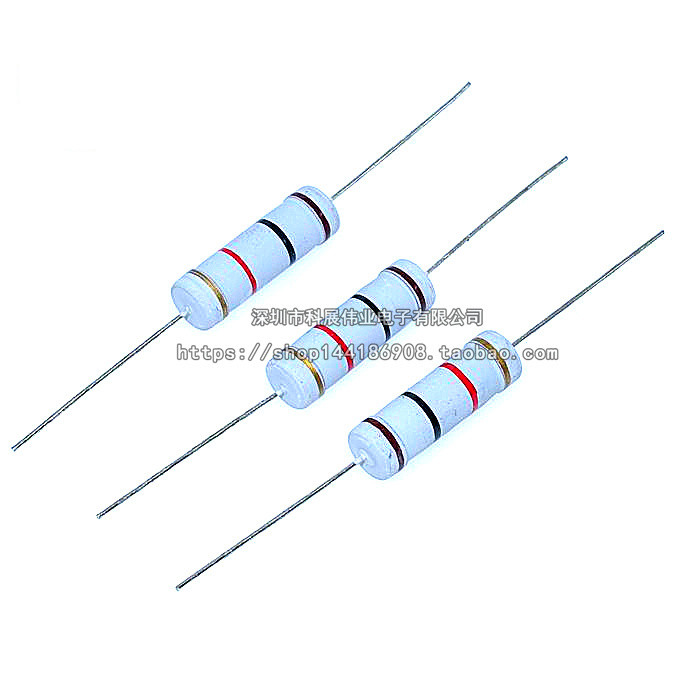 5W碳膜4色环电阻6.8R 68R 680R 6.8K 68K 680K 6M8欧姆Ω精度5%_虎窝淘