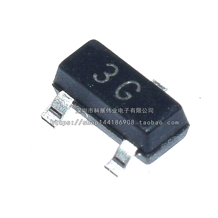 贴片三极管 BC857C 3G丝印 SOT23 0.1A/45V PNP(50个）_虎窝淘