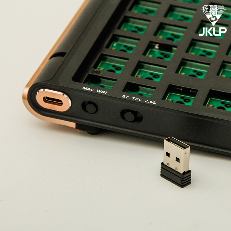 JMK 84键蓝牙三模无线2.4g热插拔mac机械键盘套件RGB音乐律动_虎窝淘