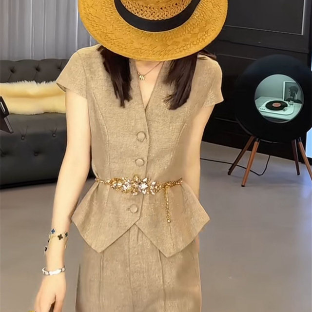 Light luxury temperament women's clothing fashionable summer new age ...