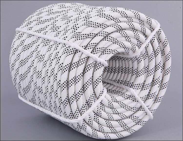 3层编织涤纶绳高强杜邦绳外墙作业滑板吊绳钢丝芯绳登山绳安全绳_虎窝淘