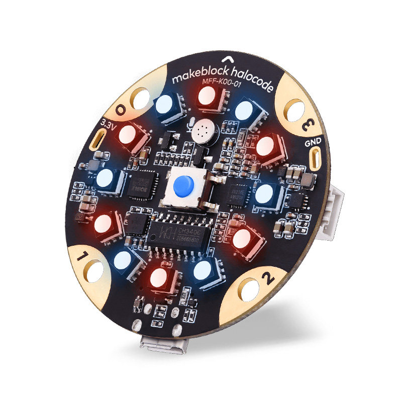 makeblock HaloCode光环板物联网智能可编程主控板内置Wi-Fi_虎窝淘