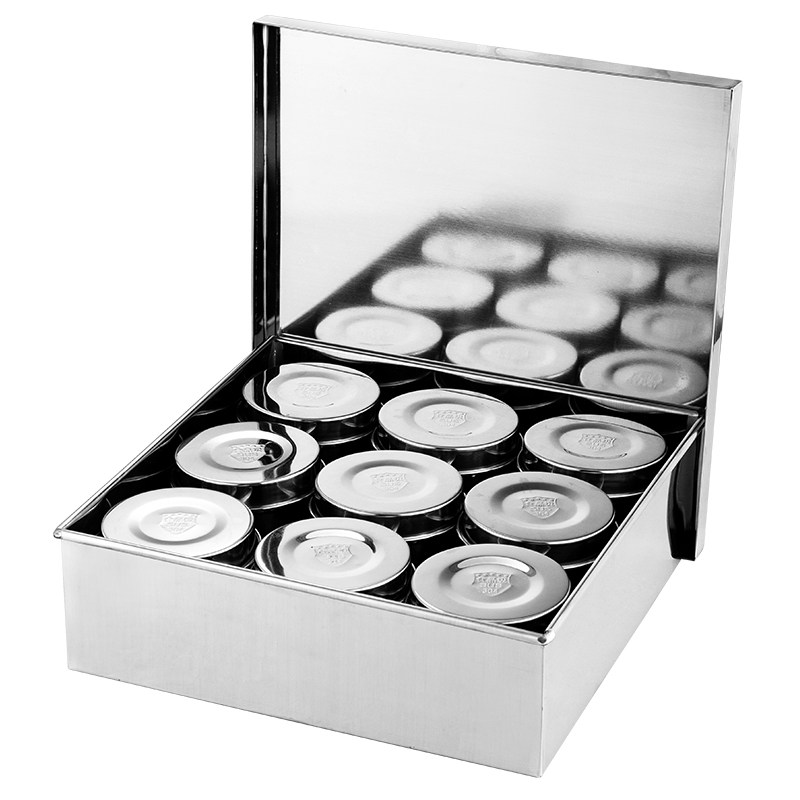 不锈钢304学校食堂菜品留样盒酒店食物食品取样专用盒带盖幼儿园_虎窝淘