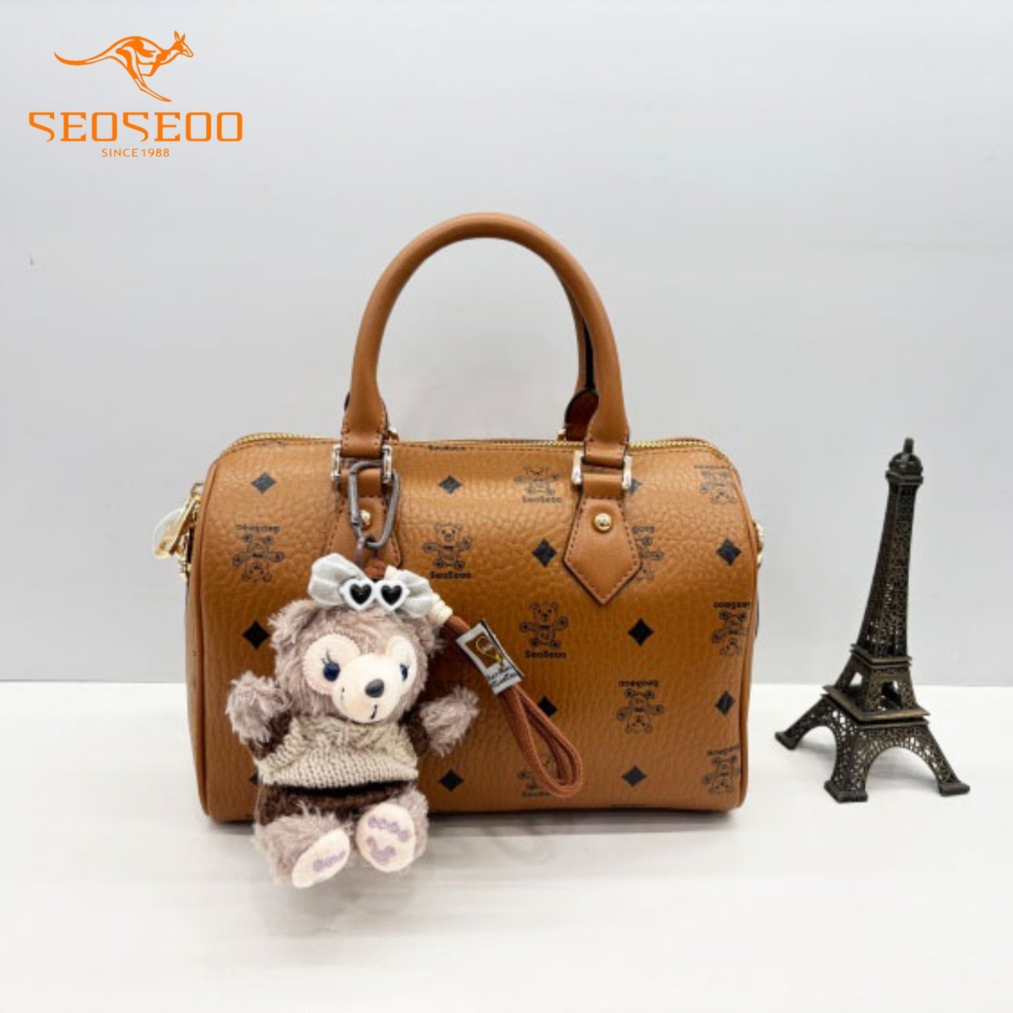 SEOSEOO九州袋鼠女包正品2025新款时尚大容量枕头包手提斜挎78688_虎窝淘