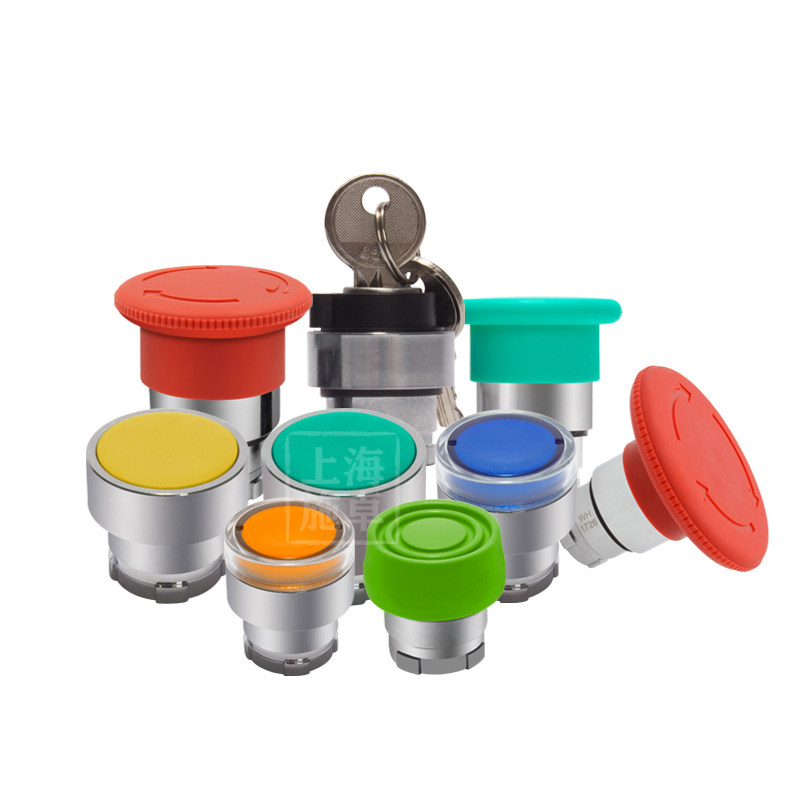 施耐德按钮开关选择开关ZB2BD2C急停按钮ZB2BA3C平头按钮ZB2BS54C_虎窝淘