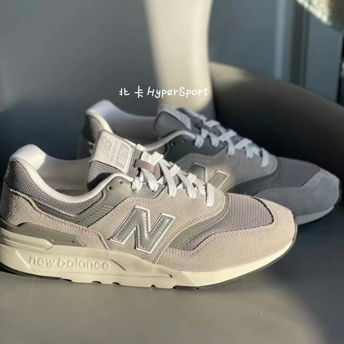 New Balance NB 997 HCA复古低帮运动休闲鞋男女同款灰色CM997HCA_虎窝淘