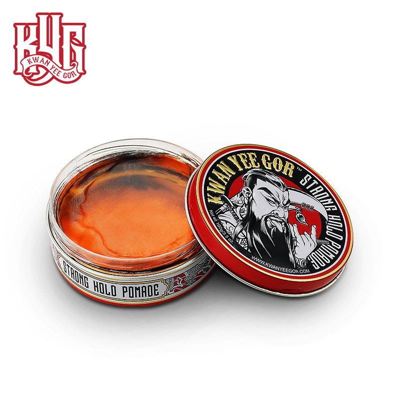 KWAN YEE GOR关二哥发油男士定型喷雾清香发蜡油头膏复古发油背头_虎窝淘