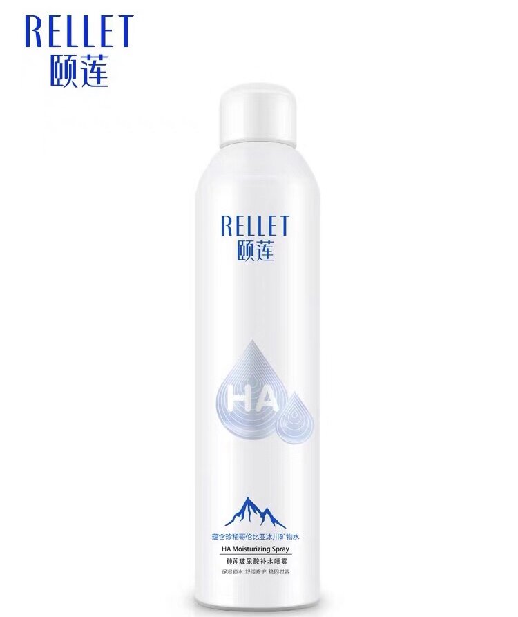 Rellet/颐莲玻尿酸补水喷雾300ml送100ml补水舒缓控油定妆爽肤水_虎窝淘