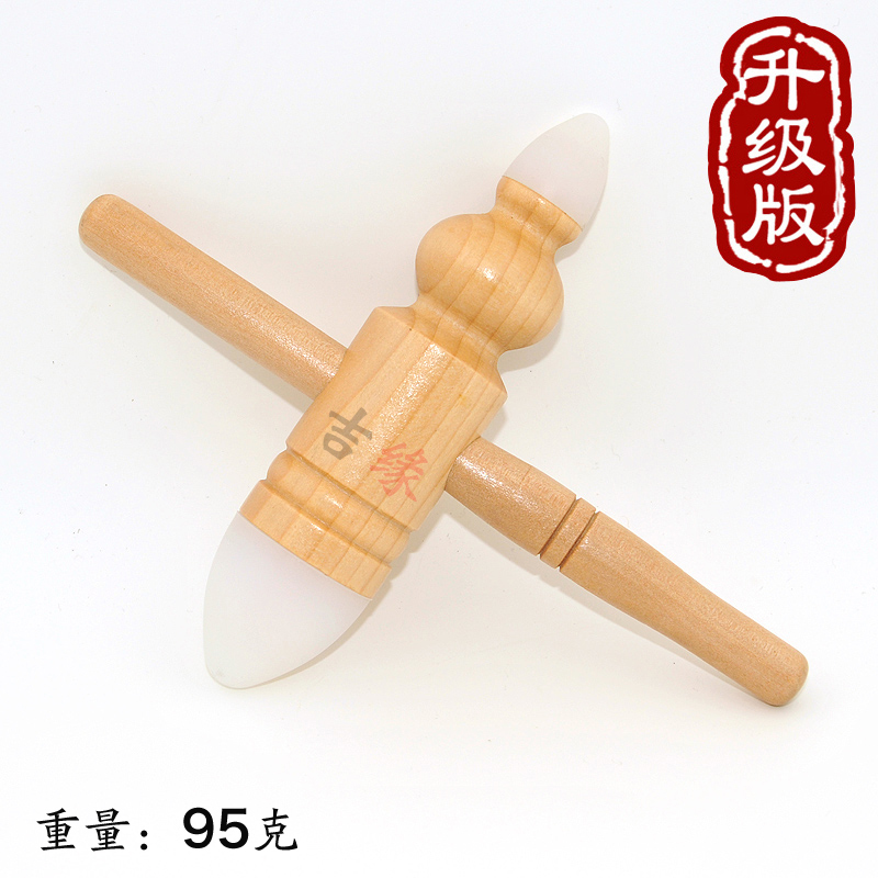 吉缘原始点按摩工具十字架形硅胶头按摩棒头部颈椎足底穴位按摩器 虎窝淘