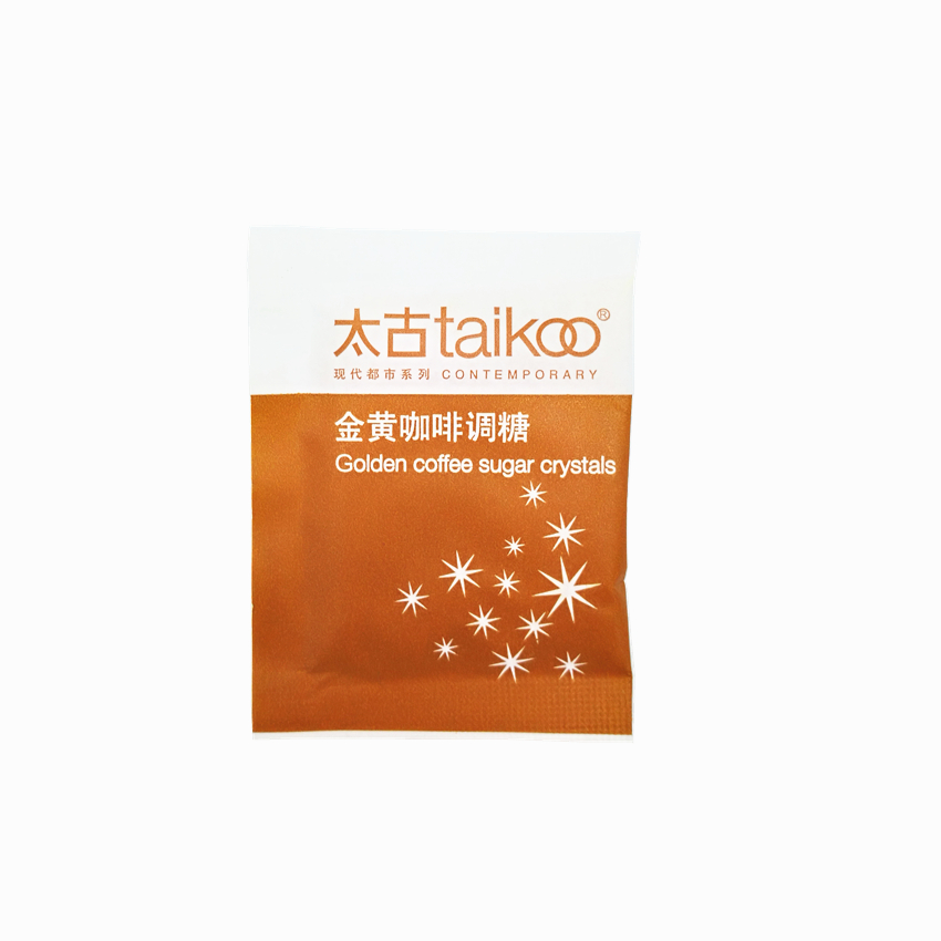 Taikoo太古黄糖包金黄咖啡调糖包咖啡糖包袋装5克包装 5g*50包_虎窝淘