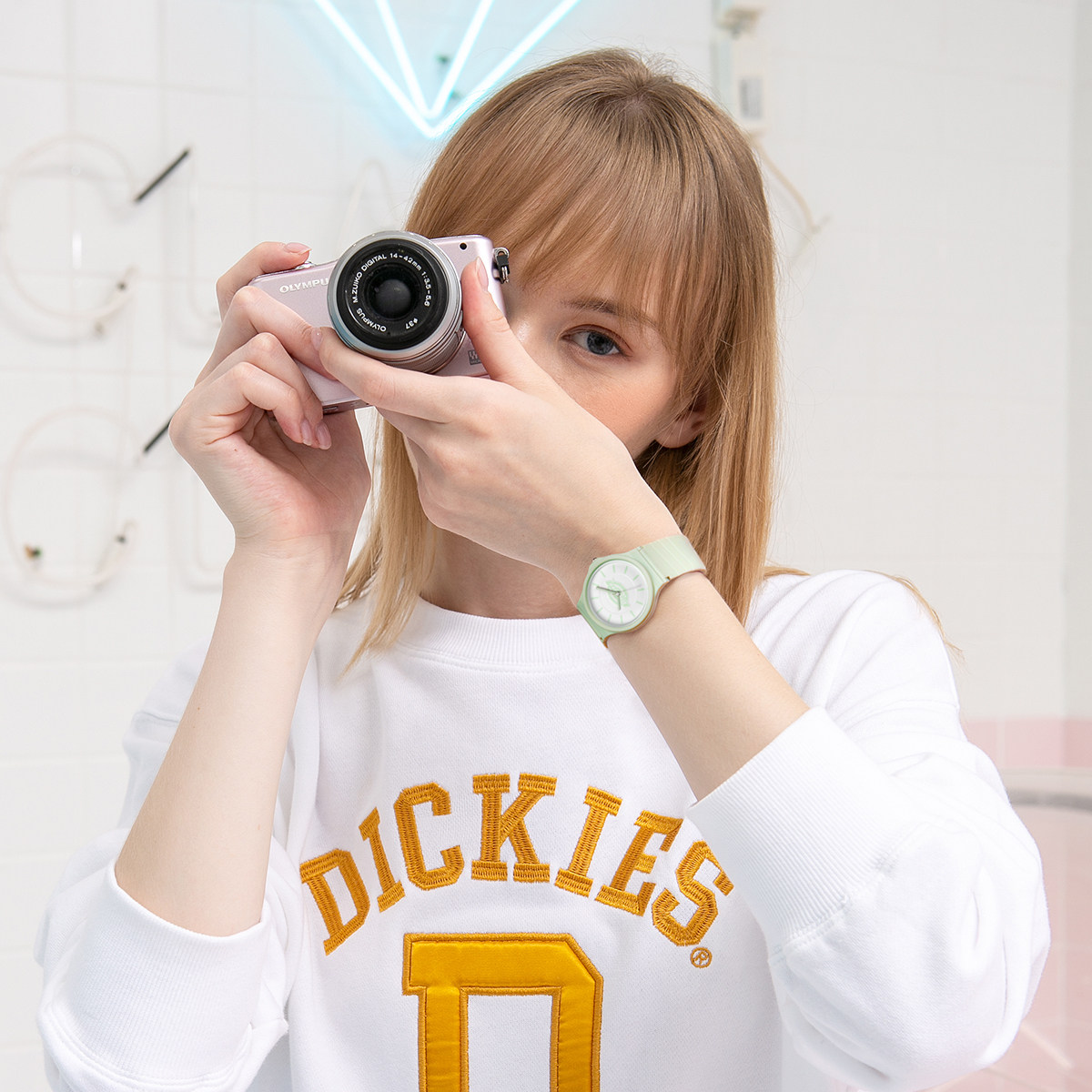 Dickies潮流时尚硅胶女石英学生手表 - 惠券直播 - 一起惠返利网_178hui.com