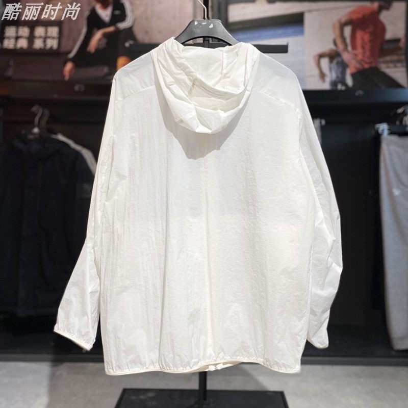 阿迪达斯男装外套运动连帽皮肤运动茄克