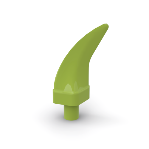 LEGO乐高 87747牙齿犄角刺爪动物配件黑白中黄红珍珠金银_虎窝淘