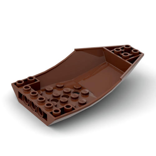 LEGO乐高 47406 6x10x2反向楔形件船底深灰6065822黑4209683_虎窝淘