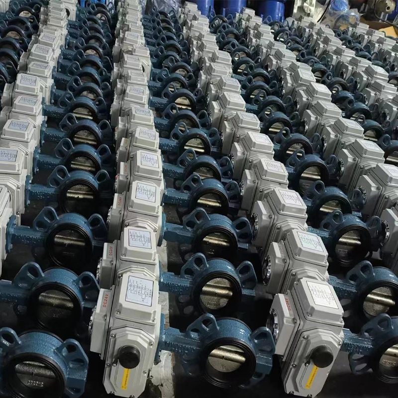 电动蝶阀D971X-16Q对夹式阀门不锈钢DN50 65 80 100 150 200 300_虎窝淘