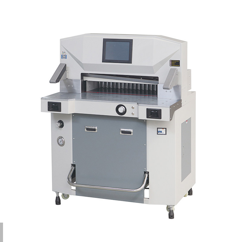 宝预 520Z/680Z重型液压程控切纸机裁纸机触摸显示屏双导轨书本_虎窝淘