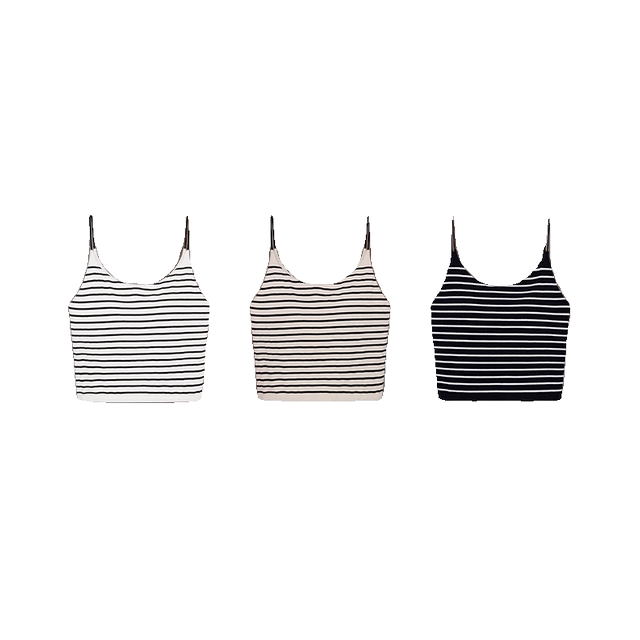 Uras new half-moon collar bra-in integrated woven suspender with chest ...