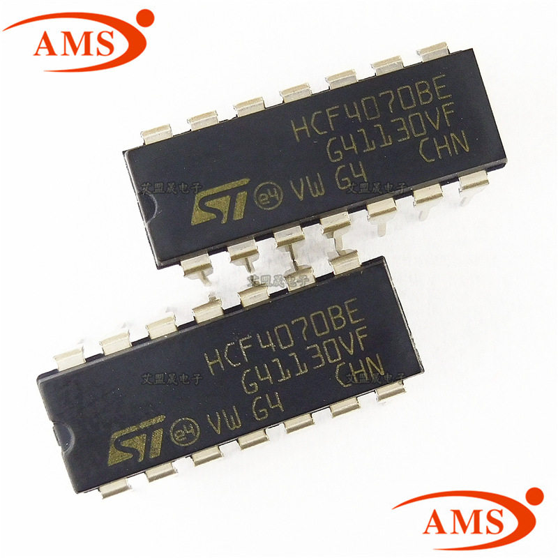HCF4070BE HCF4070直插DIP-14逻辑芯片栅极和逆变器全新现货_虎窝淘