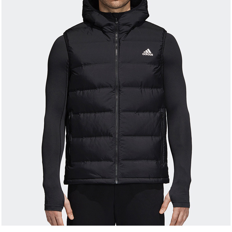 专柜正品 Adidas阿迪达斯背心保暖羽绒马甲DZ1396 H20775 HN4403_虎窝淘