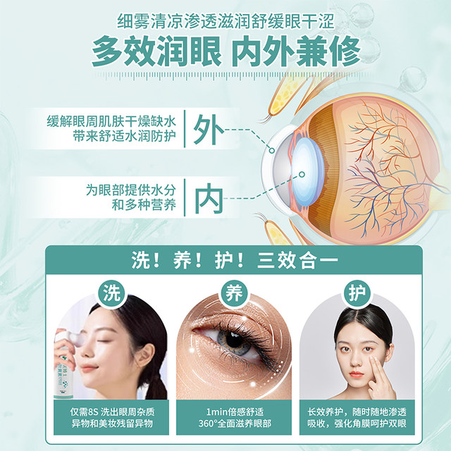 Lutein eye protection spray eye wash solution to relieve fatigue dry ...