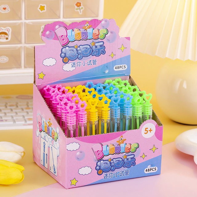 2 Mini Love Five-pointed Star Bubble Sticks Can't Blow Bubble Water ...