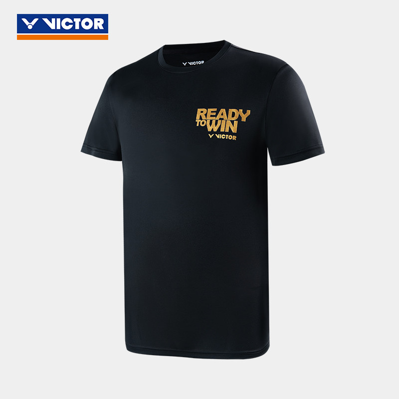 VICTOR/威克多羽毛球服透气男女情侣款T恤团购推荐 T-10086_虎窝淘