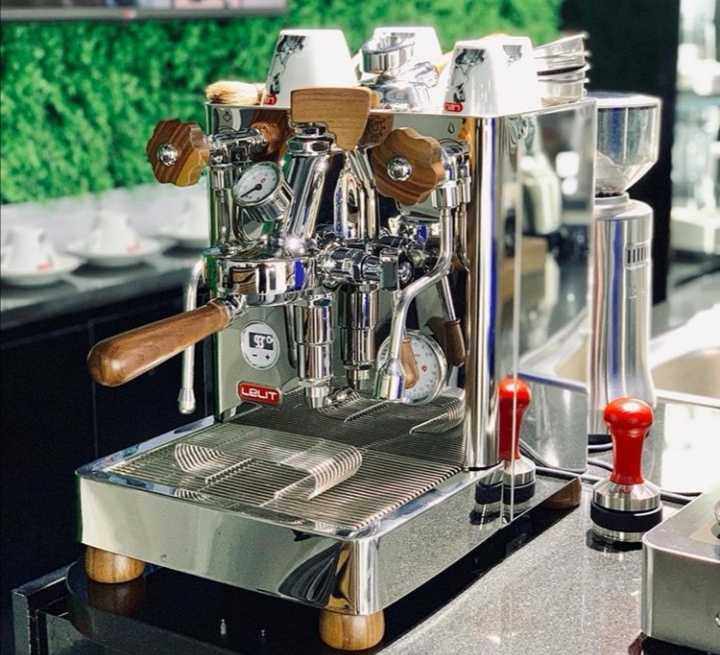 现货意大利Lelit V3 Bianca MP变压拨杆半自动双锅炉旋转泵咖啡机_虎窝淘