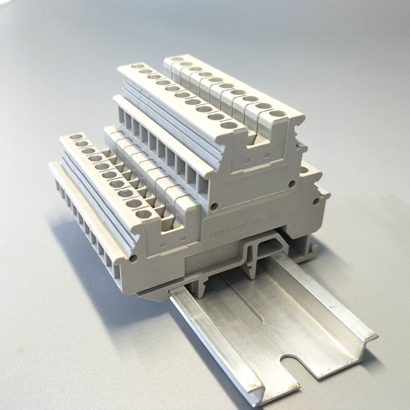 铜件MBKKB2.5接线端子UK2.5b双层端子UK二层接线端子排UKK2.5_虎窝淘