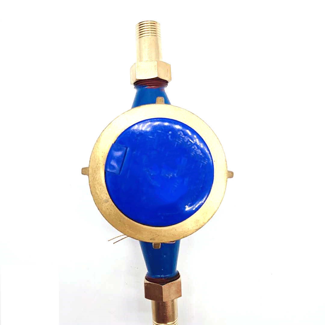 LXS-E旋翼式湿式水表DN15-40铸铁丝扣数字冷水表家用卧式水表_虎窝淘