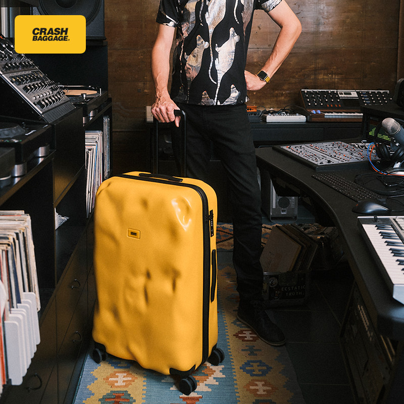 Crash Baggage拉杆箱登机箱破损旅行箱万向轮轻便行李箱女男耐用_虎窝淘
