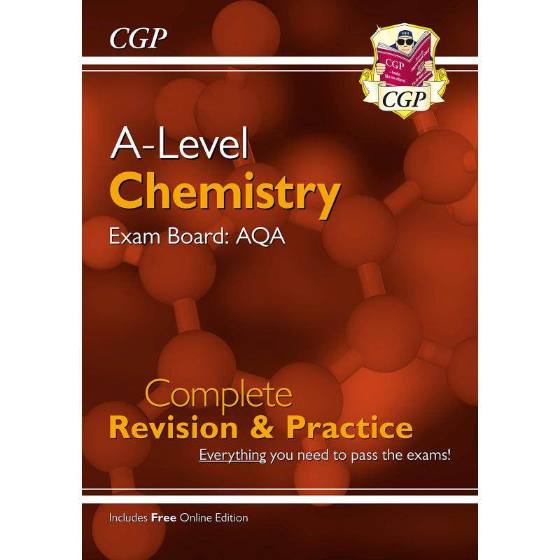 英国CGP原版教辅 ALevel Chemistry AQA Revision Year 1&2中学高级水平考试化学练复习备考套装含答案在线版 ...