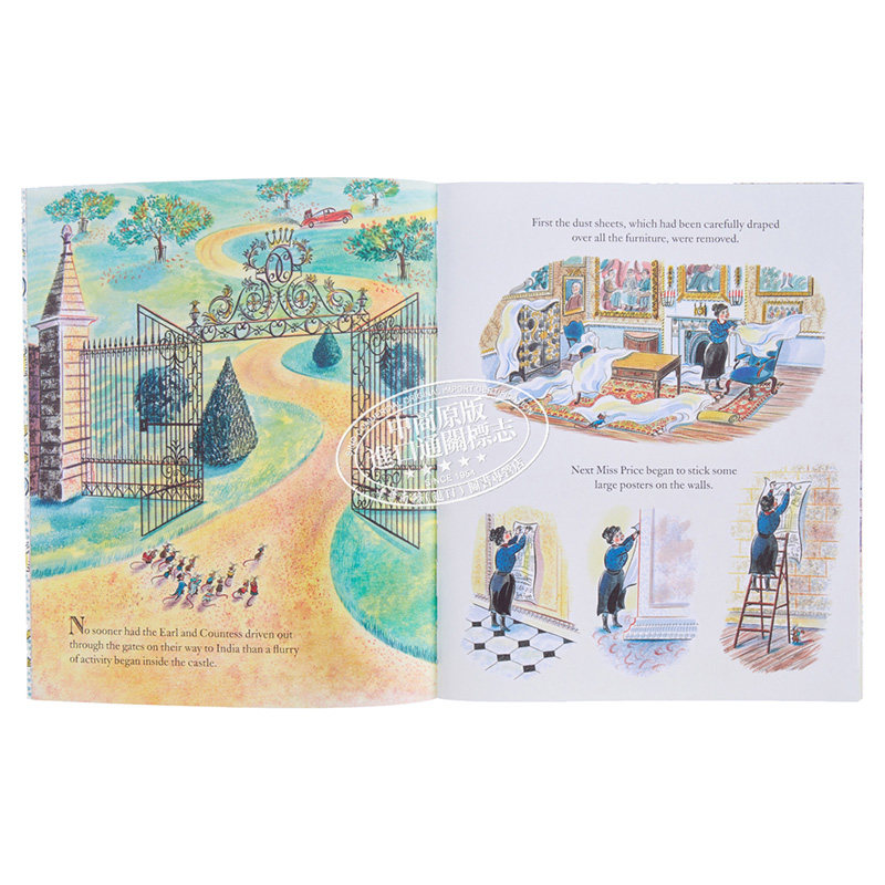 预售 The Ups and Downs of the Castle Mice上上下下的城堡老鼠英文原版进口原版 0岁到5岁儿童绘本 ...