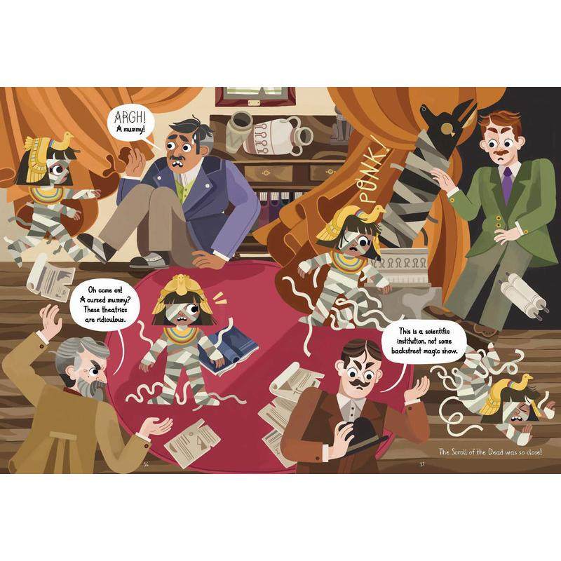怪物支援小分队2 Monster Support Group The Mummys Curse英文原版儿童绘本故事书进口儿童读物7-9岁超自然 ...